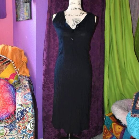 Simply Basic | Intimates & Sleepwear | Simply Basic Long Black Tank ...